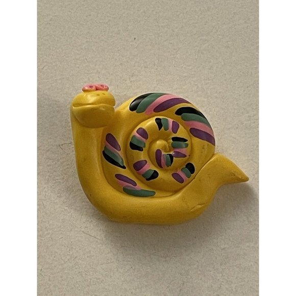Unbranded | Jewelry | Retro Plastic Snail Pin Brooch Cute H2 | Poshmark